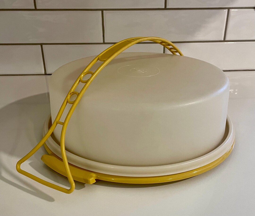 Vintage Harvest Gold Tupperware Pie Keeper 719-1 - Etsy