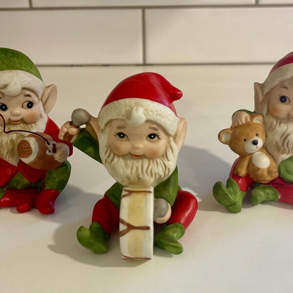Homco Elves - Etsy