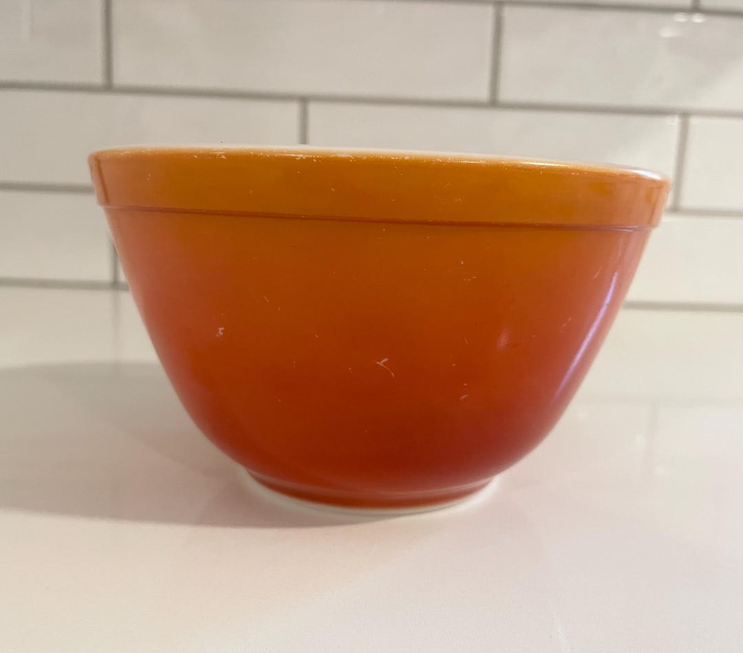 Vintage Pyrex Flameglo Ombre Orange 401 Mixing/nesting Bowl - Etsy
