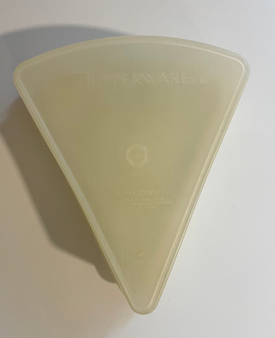 Vintage Tupperware Pie Slice Keeper Container - Etsy