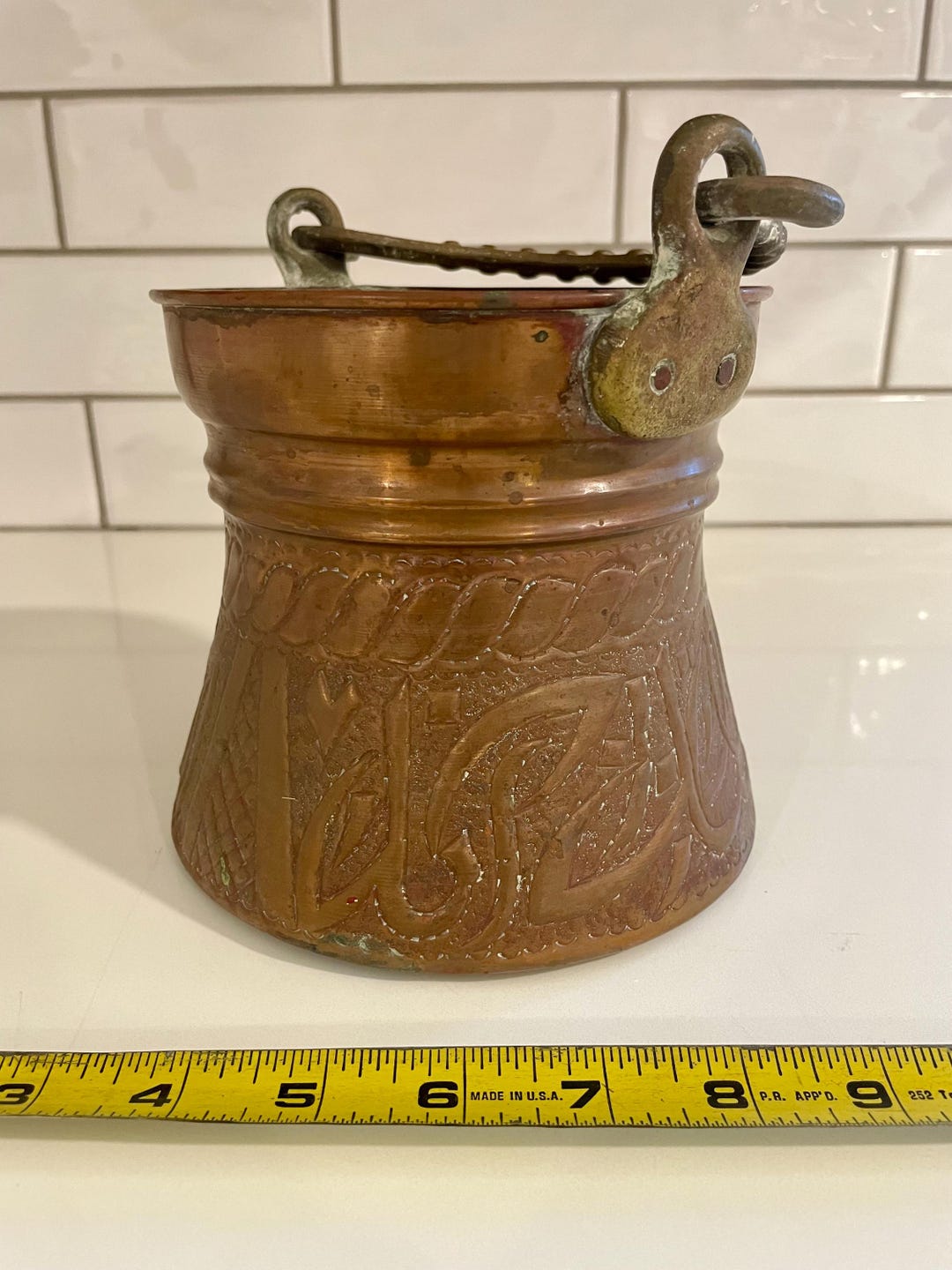 Antique Copper Turkish Bucket - Etsy