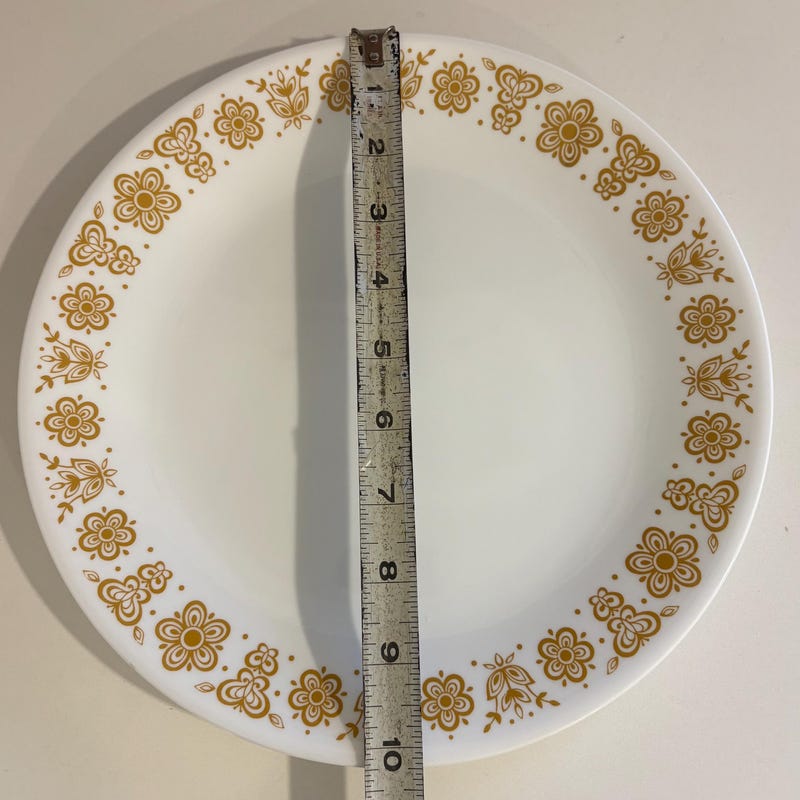 Corelle Gold Dinner Plates - Etsy