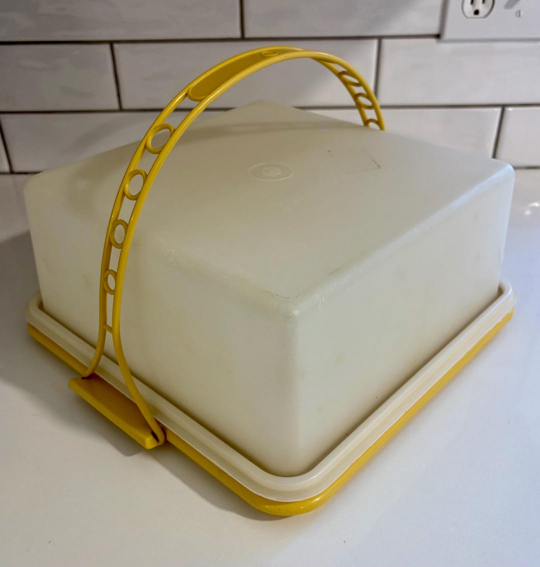 Buy Vintage Tupperware Square Cake Taker With Handle 1241 Online in ...