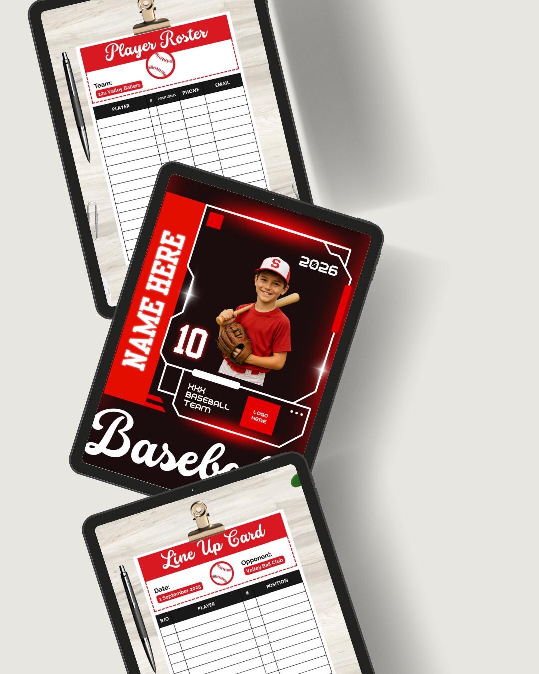 Youth Baseball Essentials Bundle (editable Canva Templates) - Etsy