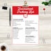 Baseball Tournament Packing List Template – Editable Canva Template - Etsy