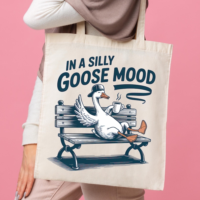 Silly Goose Mood PNG Set,vintage Cartoon Goose Clipart,funny Coffee ...