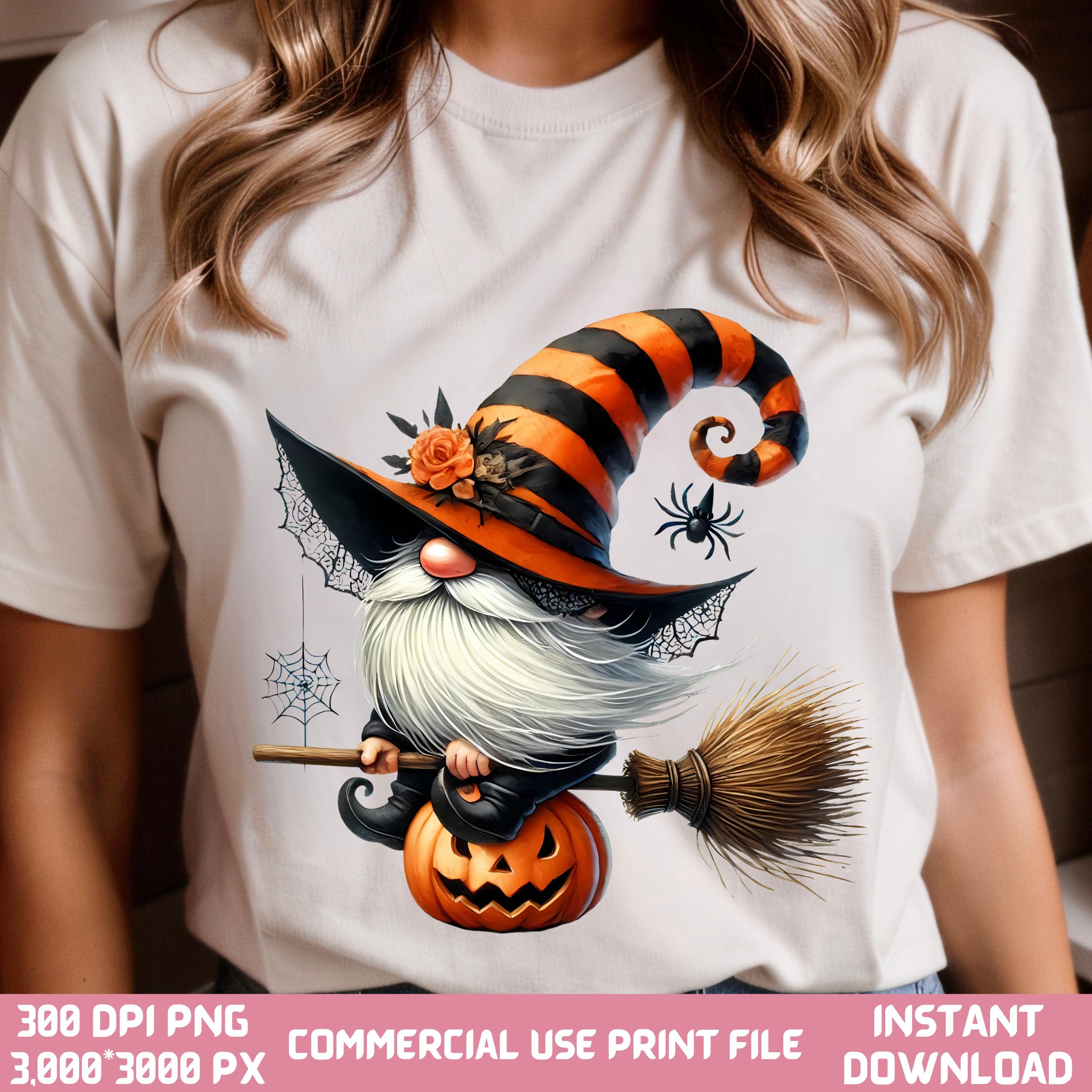 Watercolor Halloween Gnome of 8png, Clipart Buundle Png, Gnome Cute ...