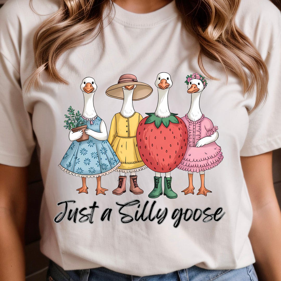 Funny Dressed Goose PNG Clipart,retro Farm Animal Art (digital Download ...