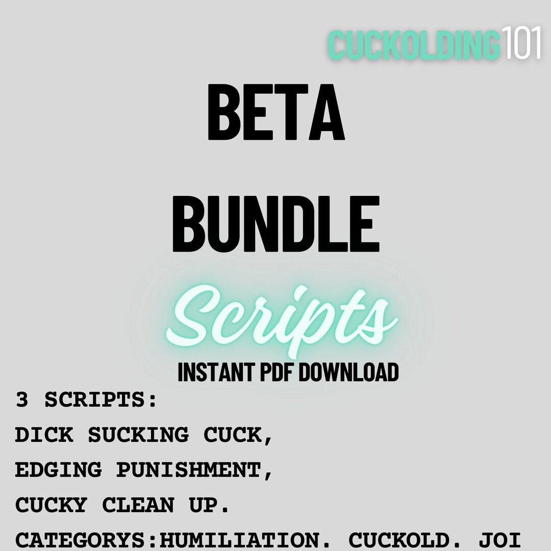 Beta Bundle Scripts - 3 Intense Scripts for Content Creators - Etsy