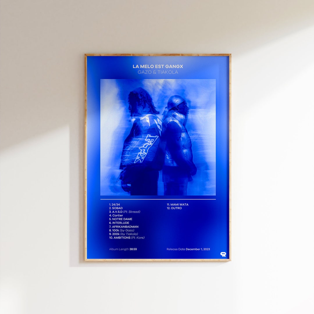 Album Cover Poster La Mélo Est Gangx De Gazo & Tiakola, Rapfr Poster ...
