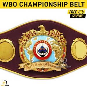 WBO Belt World Boxing Organization Championship Boxing Belt Adult Size ...