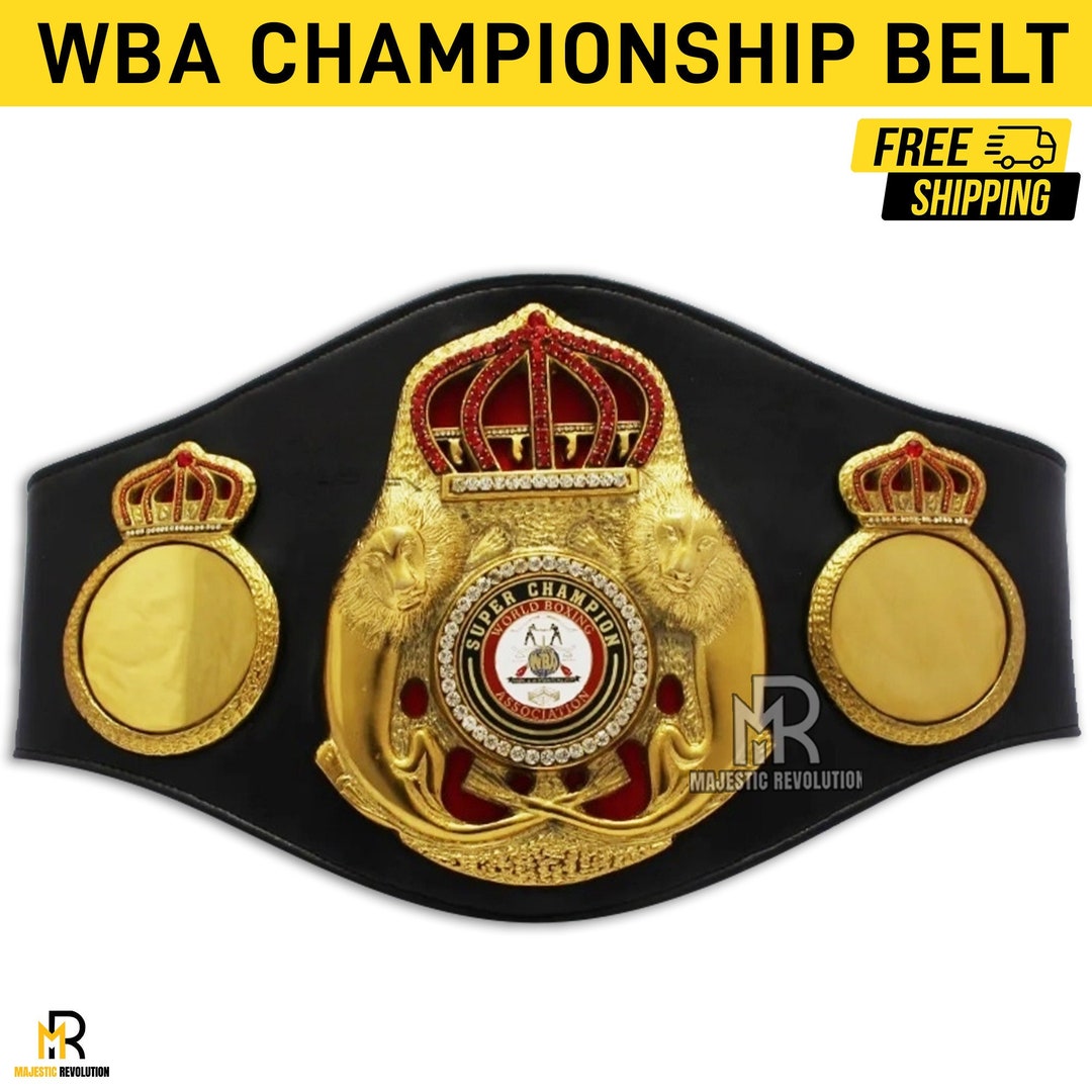 WBA World Boxing Association Title Belt Adult Full Size 3D Premium ...