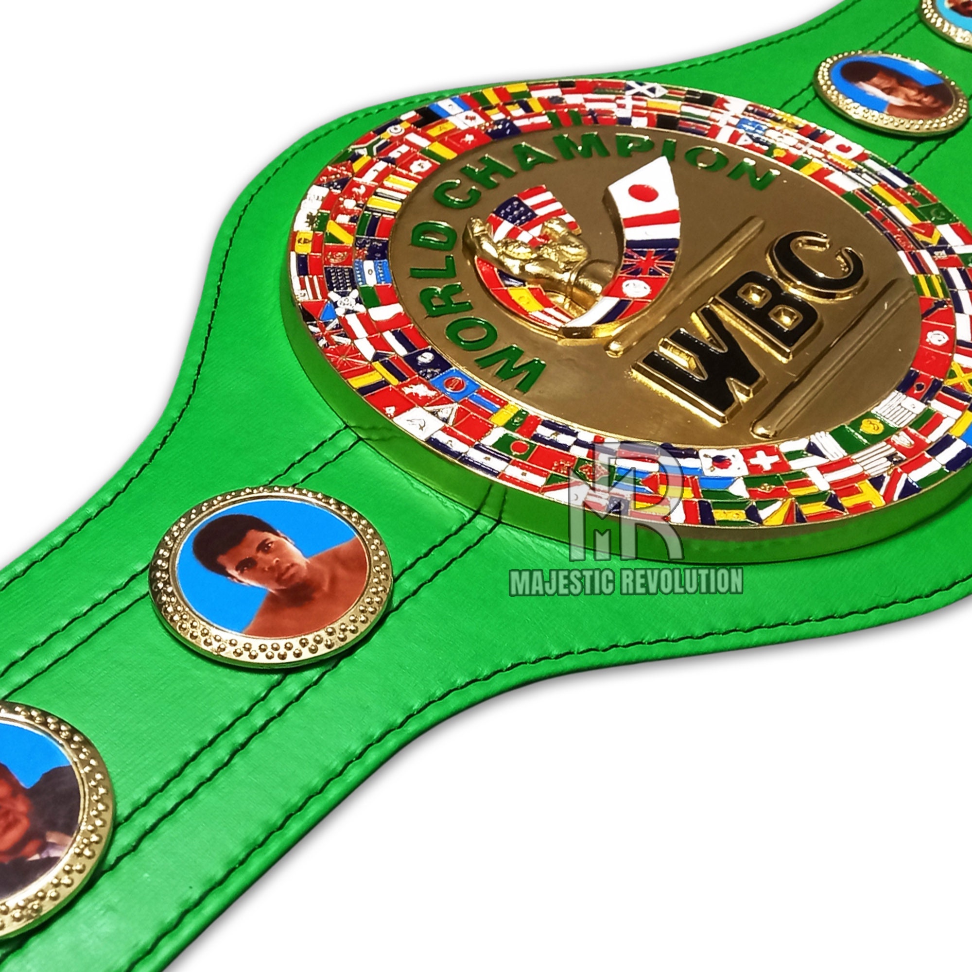 WBC World Boxing Champion Ship Belt 3D Replica 8MM Gold Plated Adult ...