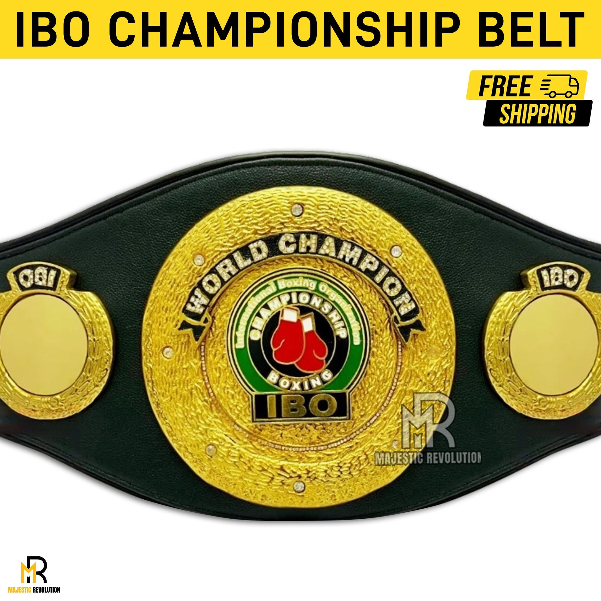 IBO World Championship Boxing Belt Replica Authentic Design and ...