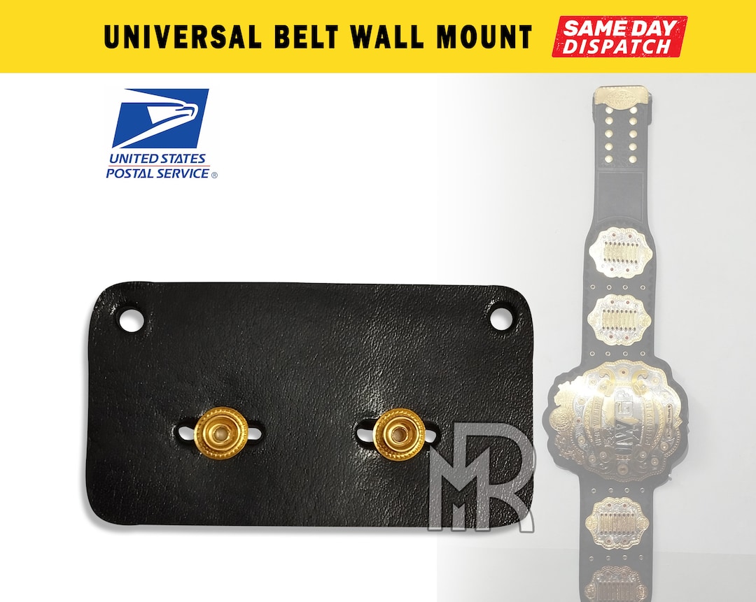 Championship Belt Hanging Wall Mount Universal Belt Wall Hanger Real ...