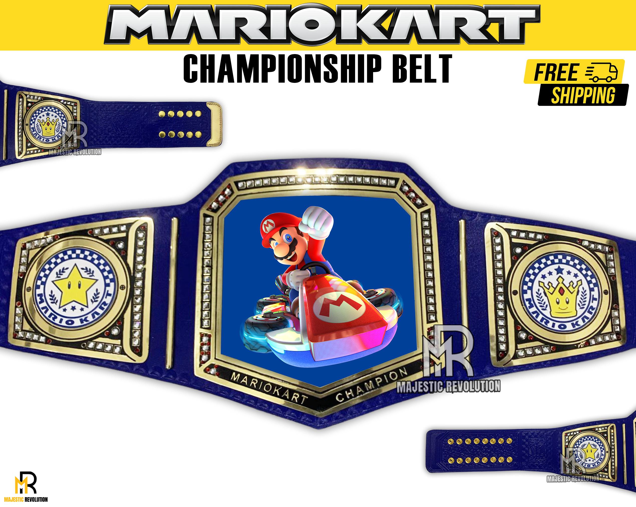 Mario Kart 8 Deluxe Champion Belt Adult Size Belt Best Gift for Mario ...