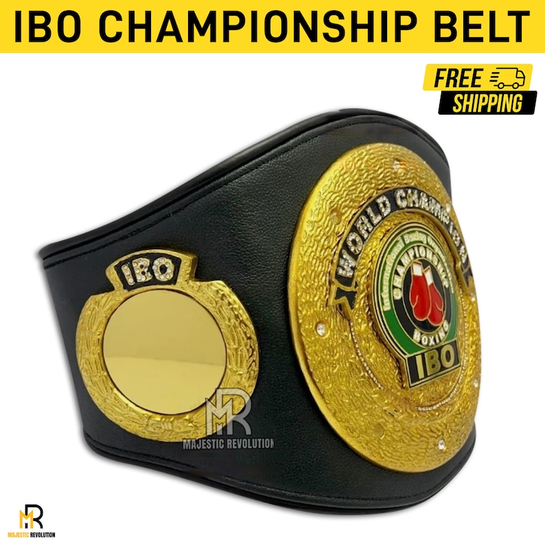 IBO World Championship Boxing Belt Replica Authentic Design and ...