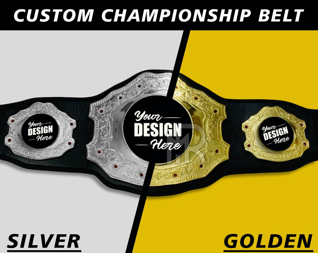 Custom Championship Belt UFC Classic Wrestling Belt Personalized Title ...