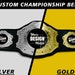 Custom Championship Belt UFC Classic Wrestling Belt Personalized Title ...