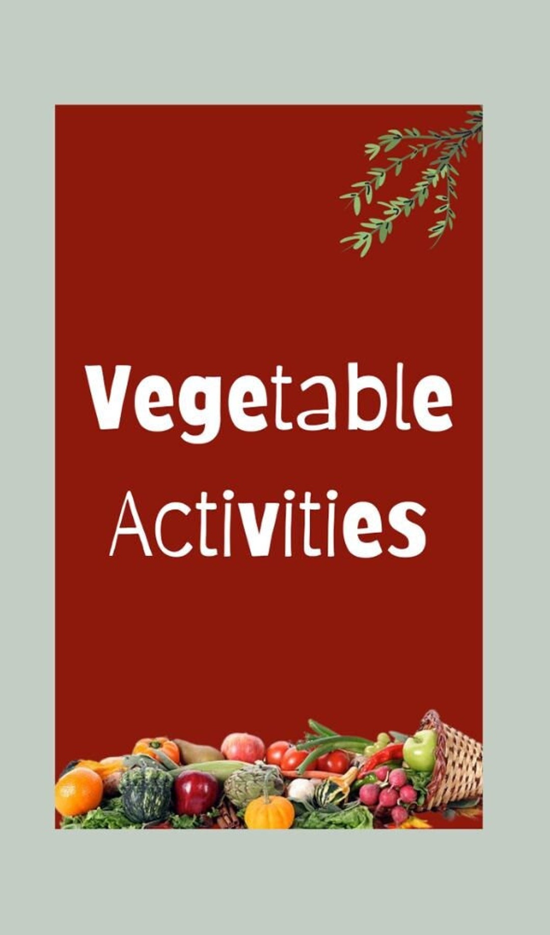 Explore Veggie World: 100 Learning Cards for Kids' Activities Fun ...