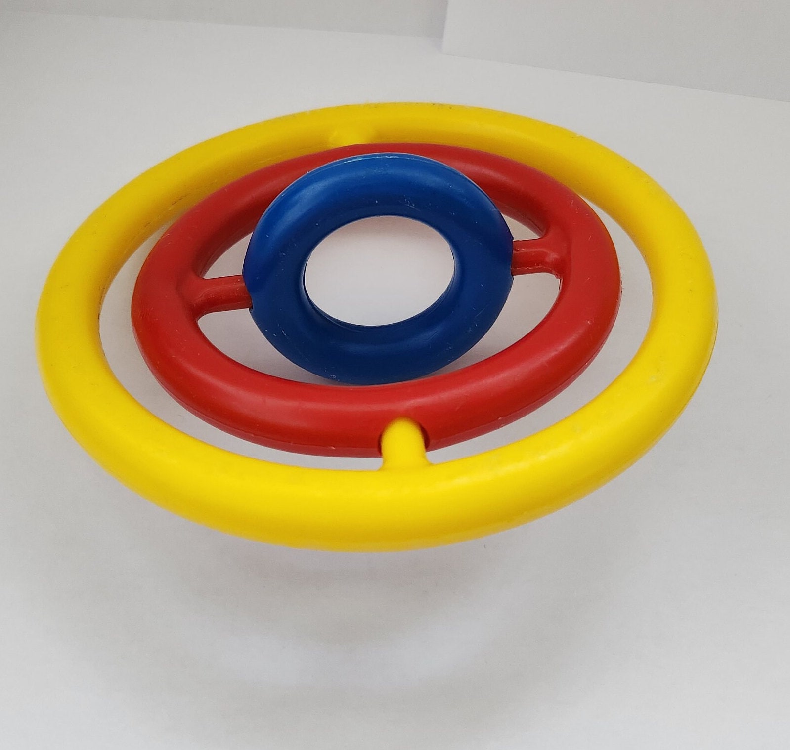 Vintage Creative Playthings Space Rings Teether Baby Plastic CBS Toys ...