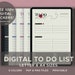 Digital Printable to Do List | Cute Aesthetic Daily Weekly Template ...
