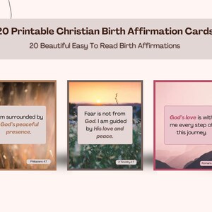 20 Christian Birth Affirmations for Labor and Delivery, Labor and ...