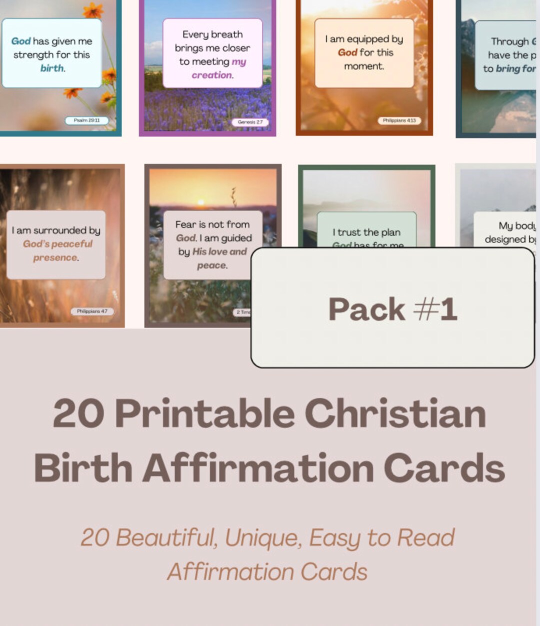 20 Christian Birth Affirmations for Labor and Delivery, Labor and ...