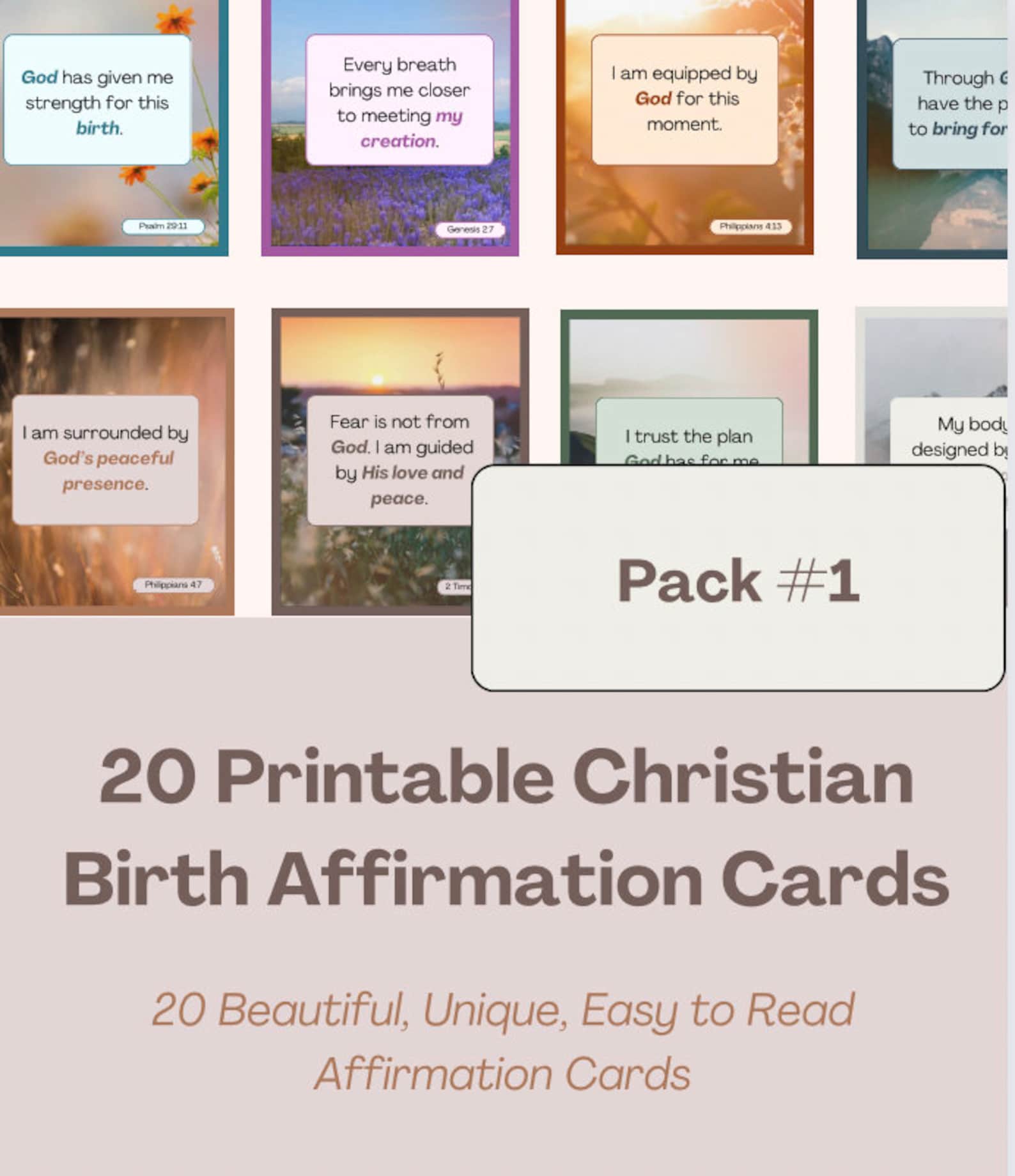 20 Christian Birth Affirmations for Labor and Delivery, Labor and ...