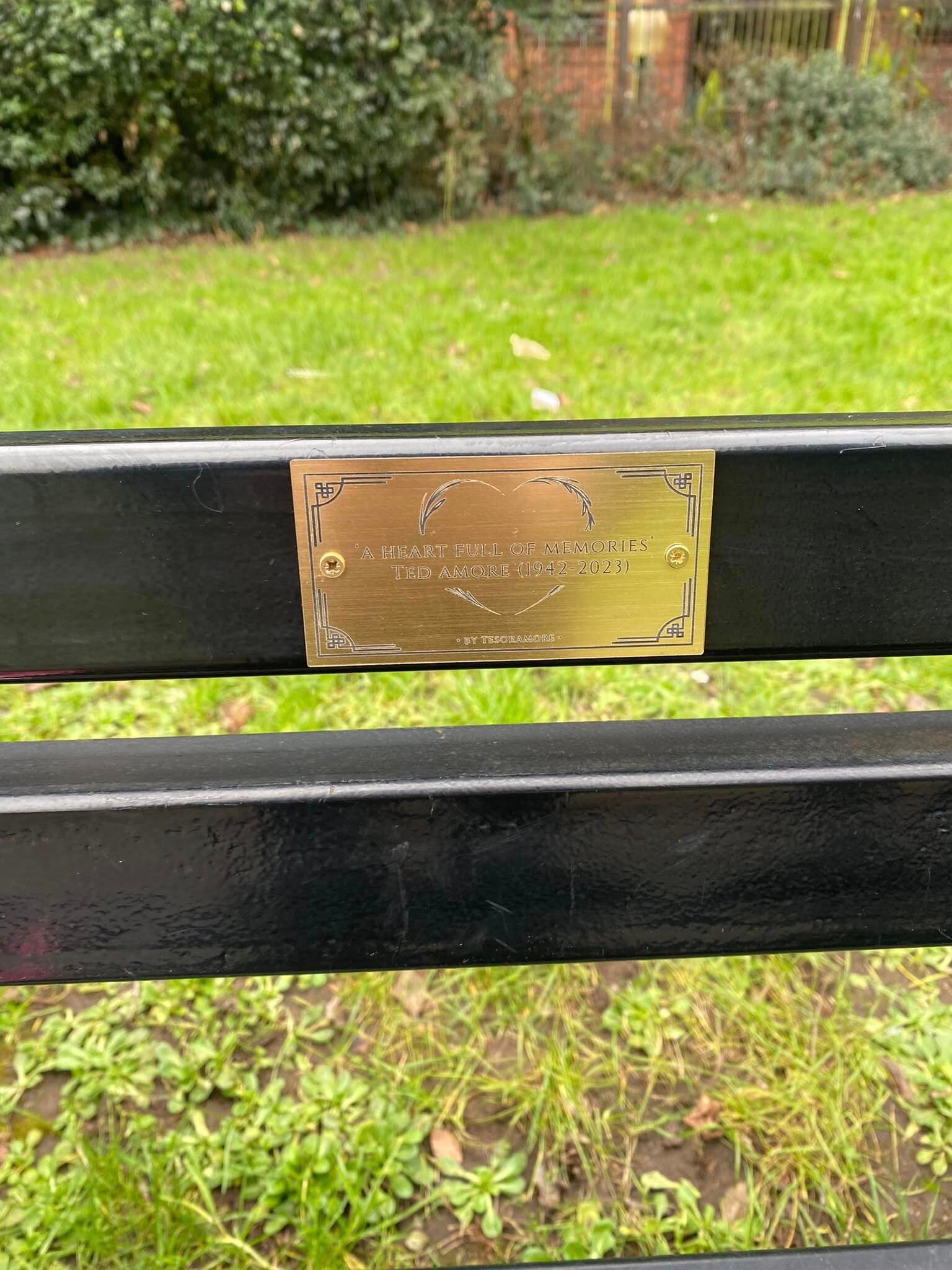 Digital Bench Plaque - Etsy
