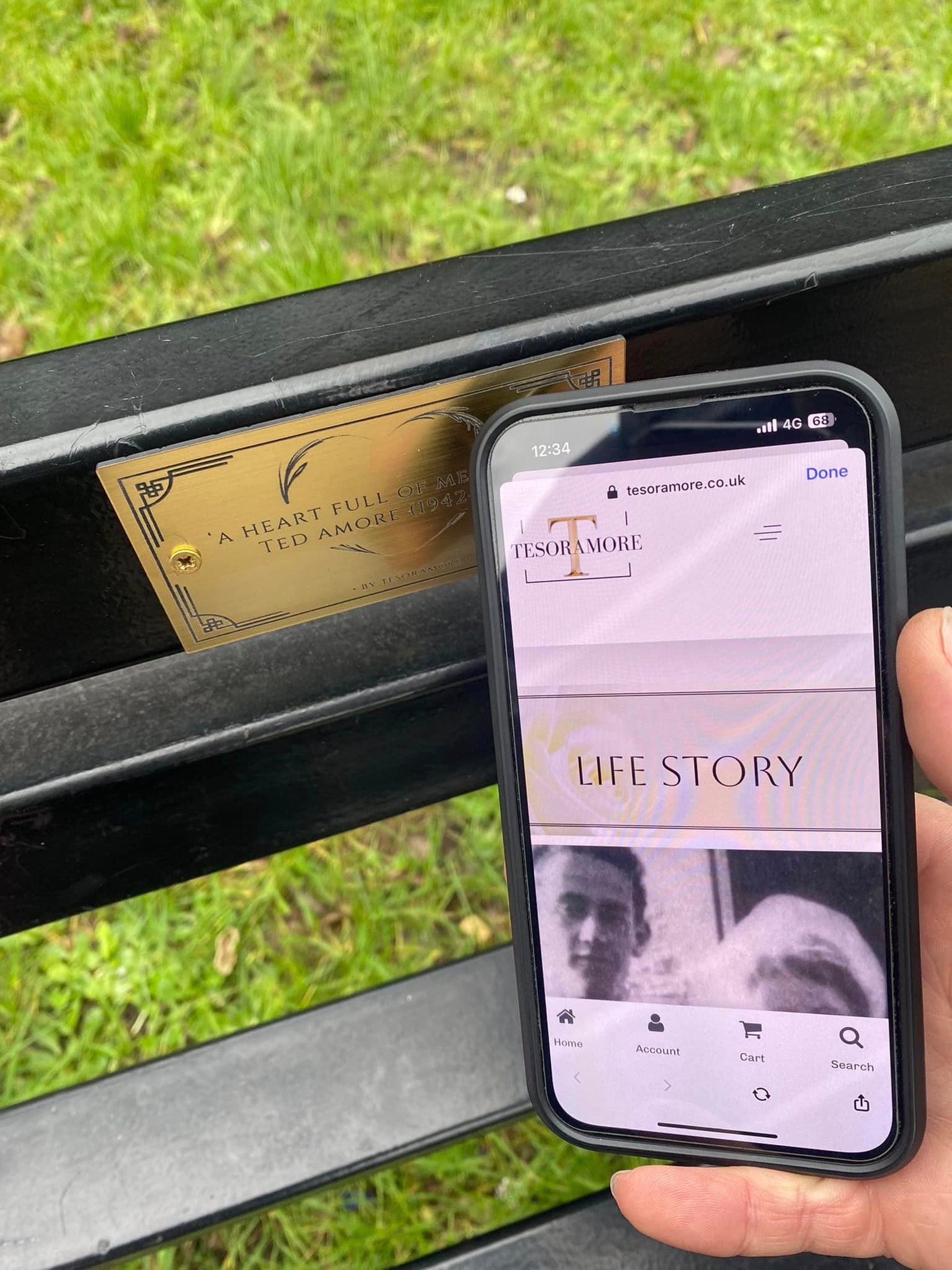 Digital Bench Plaque - Etsy