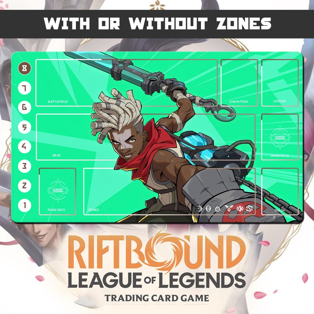 Playmat RIFTBOUND - League of Legends - Ekko - 24"x 14" (600 X 350 Mm ...