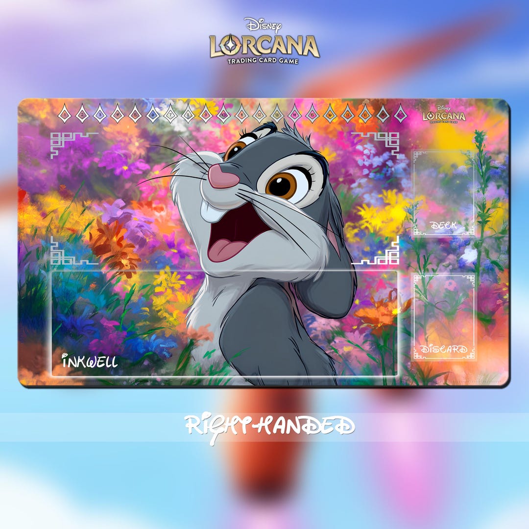 Lorcana TCG Playmat - Thumper - Bambi - - 24"x 14" (600 X 350 Mm) - Etsy