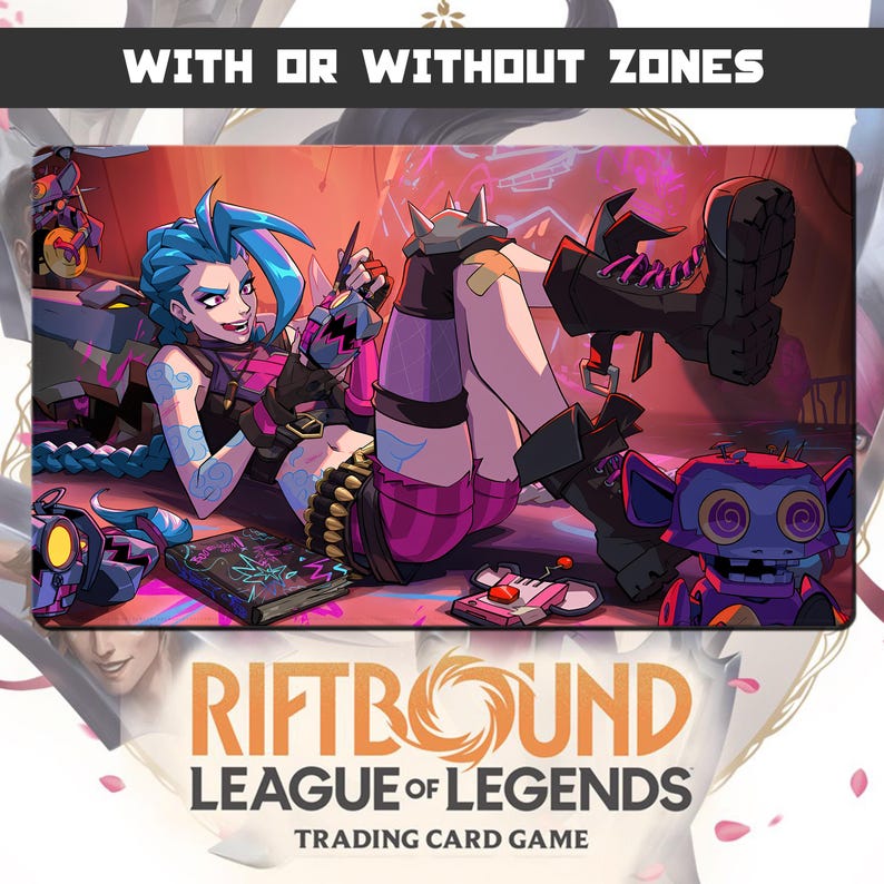Playmat RIFTBOUND - League of Legends - Jinx - 24"x 14" (600 X 350 Mm ...