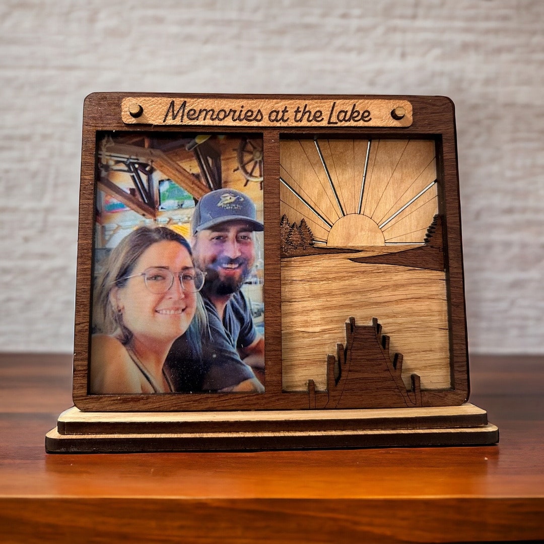 Memories at the Lake Photo Frame - Etsy