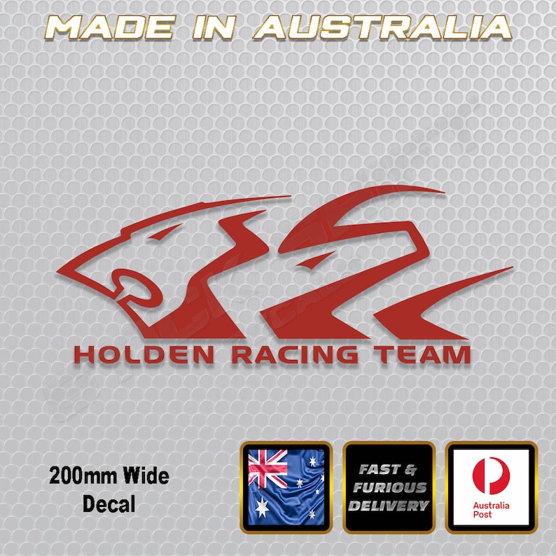 Holden Racing Team Style Sticker Car Bumper Decal Walkinshaw Group A VT ...