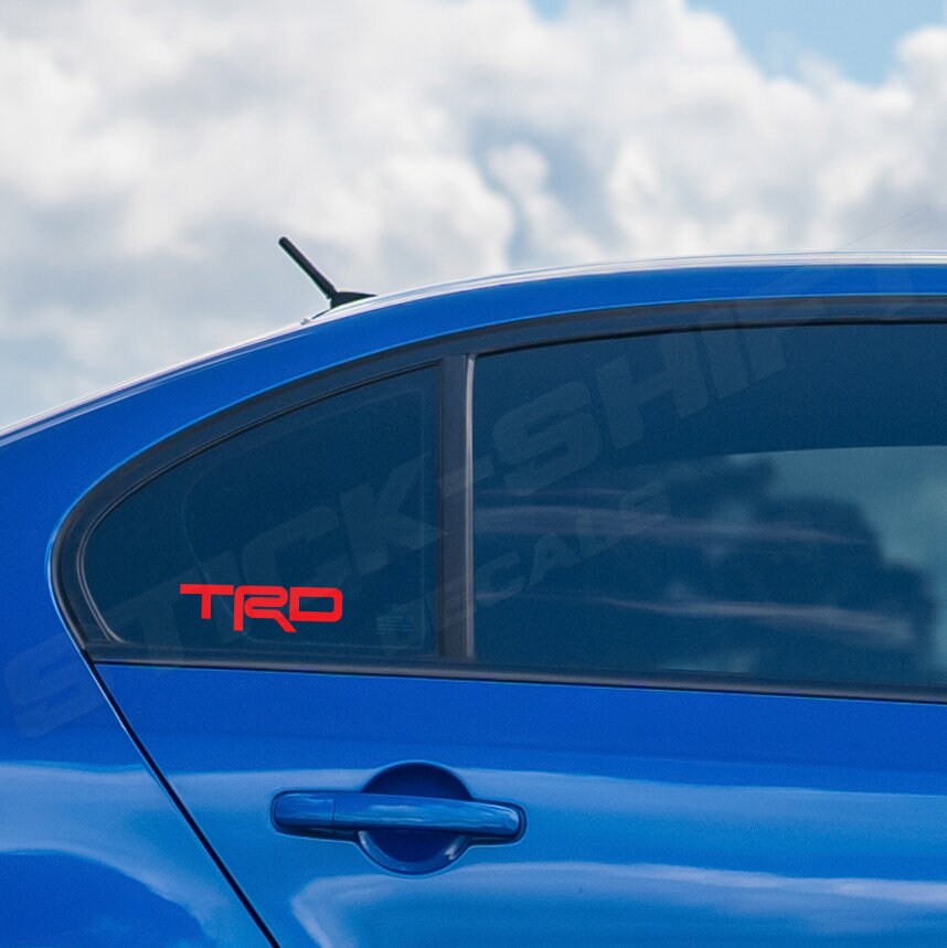 Toyota Racing Development TRD Style Sticker Car Bumper Decal JZA80 2JZ ...