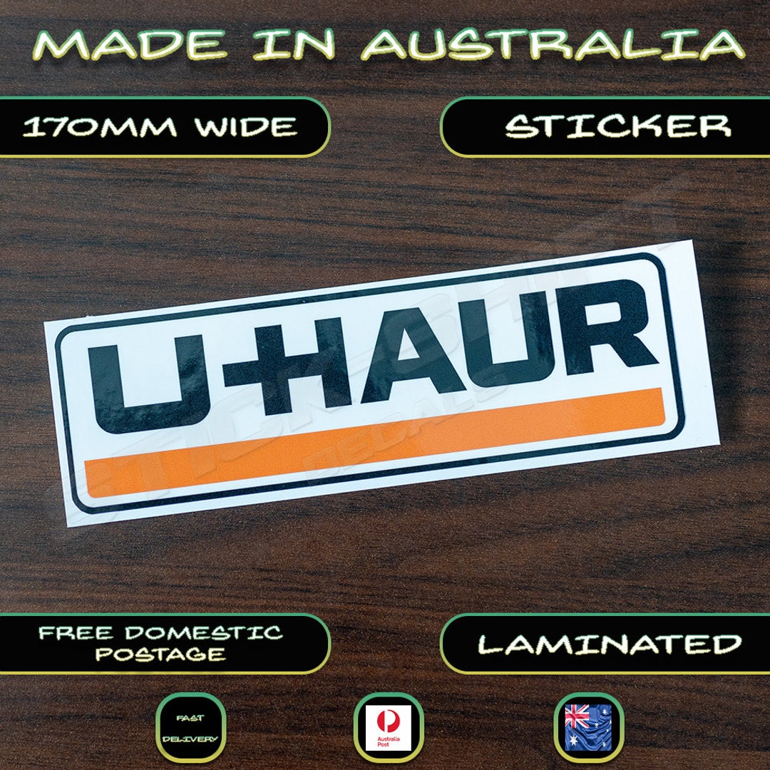 Uhaur Uhaul Style Sticker Car Bumper Decal Parody Funny VINYL LAMINATED ...