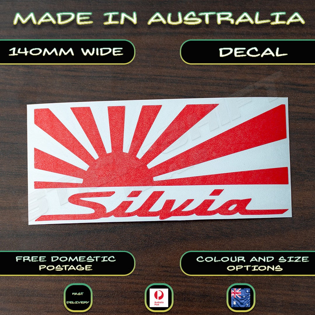 Rising Sun Nissan Silvia S15 Style Sticker Car Bumper Decal 200SX SR20 ...