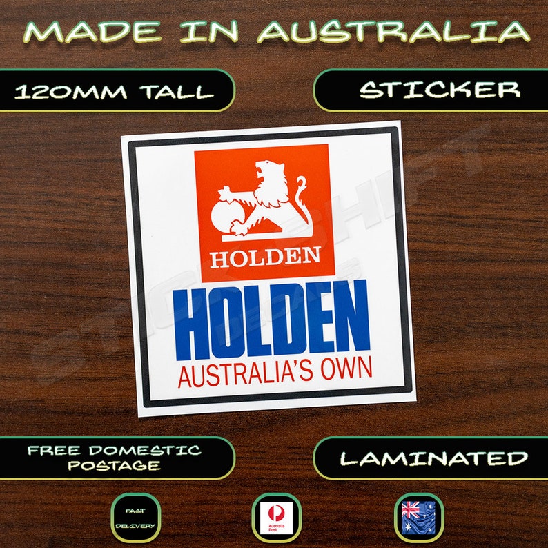 Holden Australia's Own Style Sticker Car Bumper Decal Holden Bathurst ...