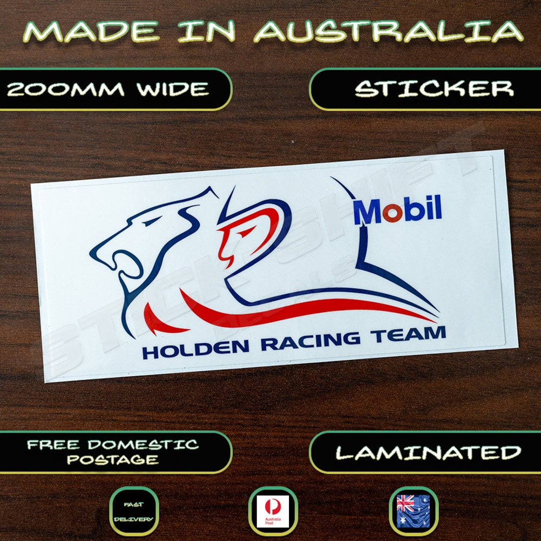 Holden Racing Team Style Sticker Car Bumper Decal Walkinshaw Group A VR ...