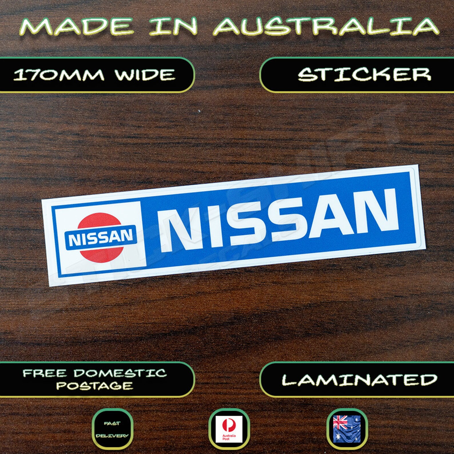 Old Nissan Style Sticker Decal Car Bumper Skyline Silvia Pulsar 180SX ...