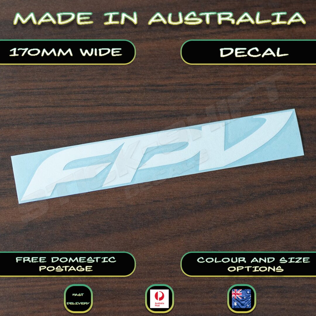 FPV Style Sticker Car Bumper Decal Ford Performance Vehicles Falcon ...