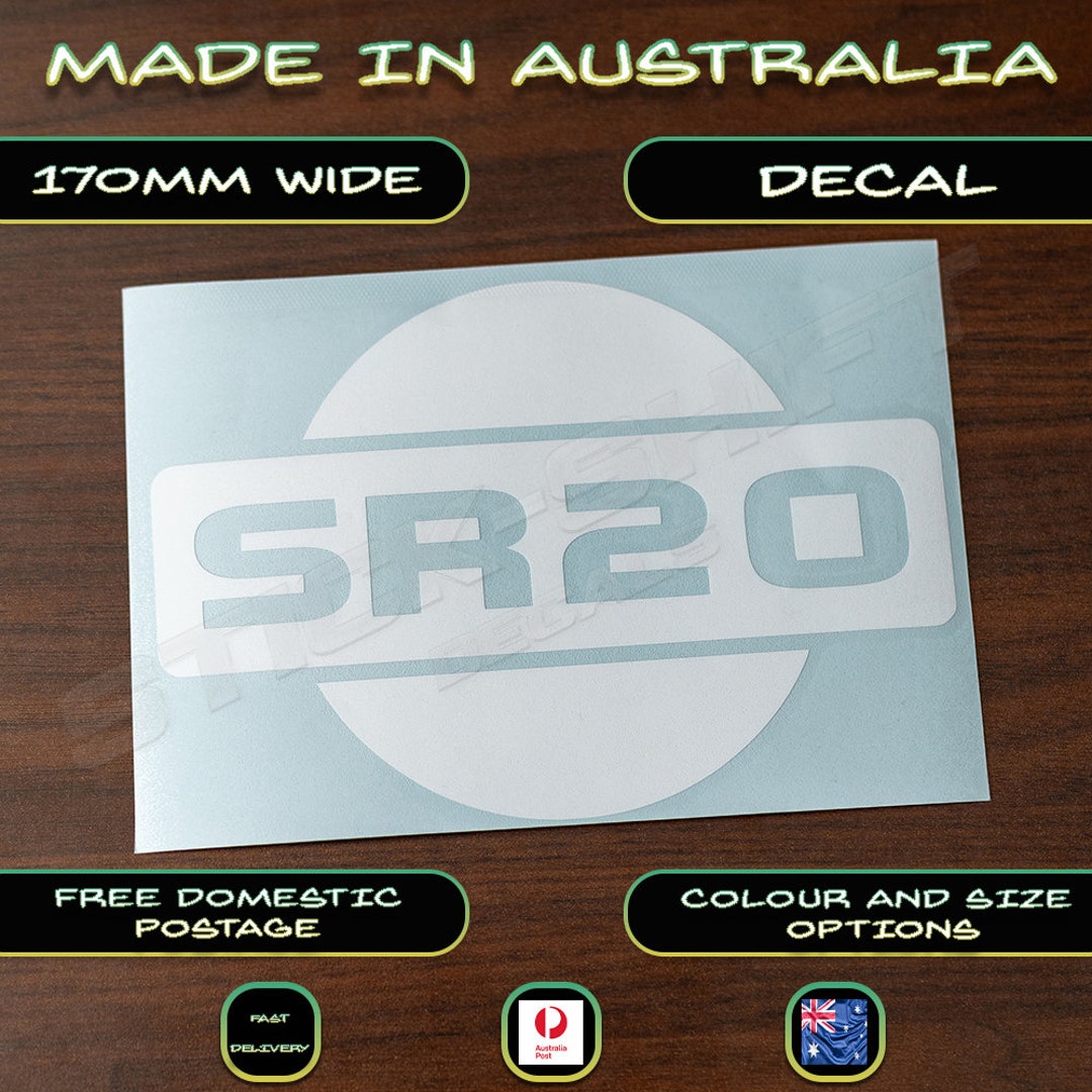 Nissan SR20 Style Sticker Car Bumper Decal S13 S14 S15 Silvia 200SX ...