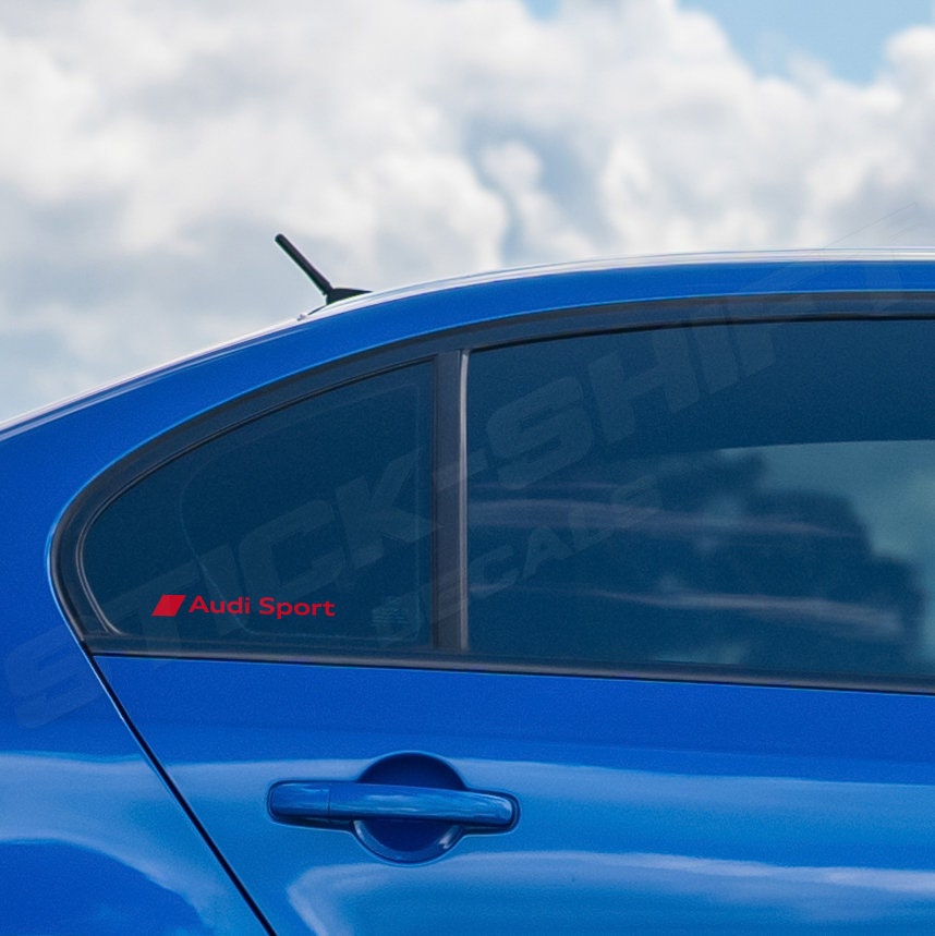 Audi Sport Style Sticker Car Bumper Decal RS3 RS4 RS5 RS6 RS7 Turbo V8 ...