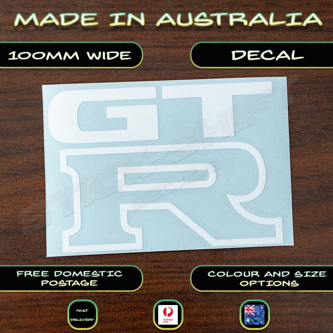 Nissan Skyline GTR Style Sticker Car Bumper Decal R32 R33 R34 R35 ...