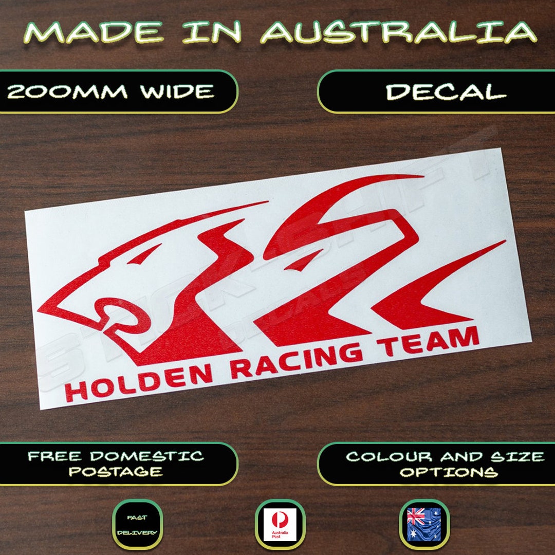 Holden Racing Team Style Sticker Car Bumper Decal Walkinshaw Group A VT ...