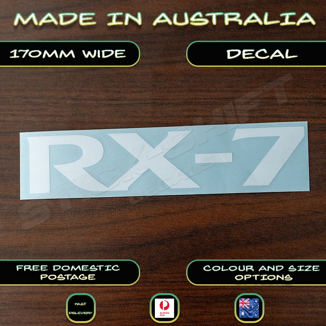 Mazda RX7 Style Sticker Car Bumper Decal 13B Turbo 20B Rotary - Etsy