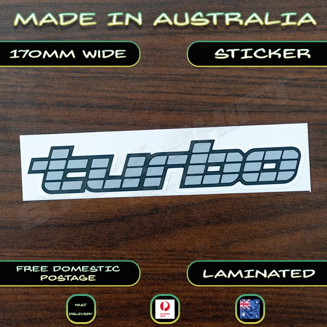 VL Turbo Style Sticker Car Bumper Decal Commodore Bathurst V8 BT1 ...