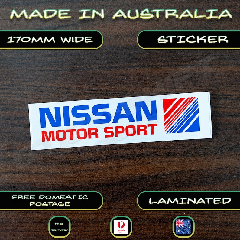 Old Nismo Nissan Motorsport Logo Style Sticker Decal Car Bumper Skyline ...